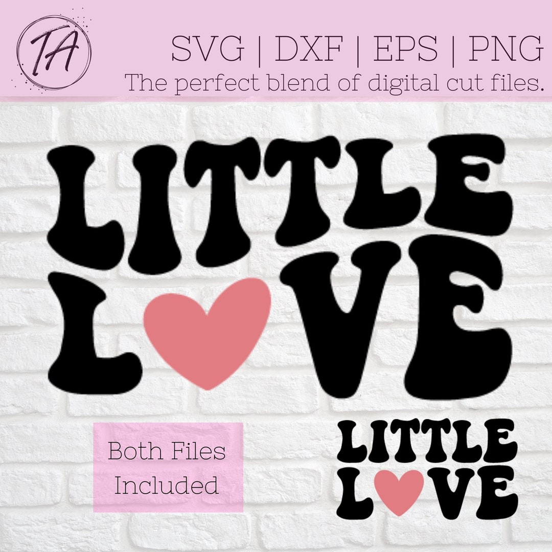 Little Love Svg - Love Svg - Child Valentine Svg - Kid Valentine Svg ...