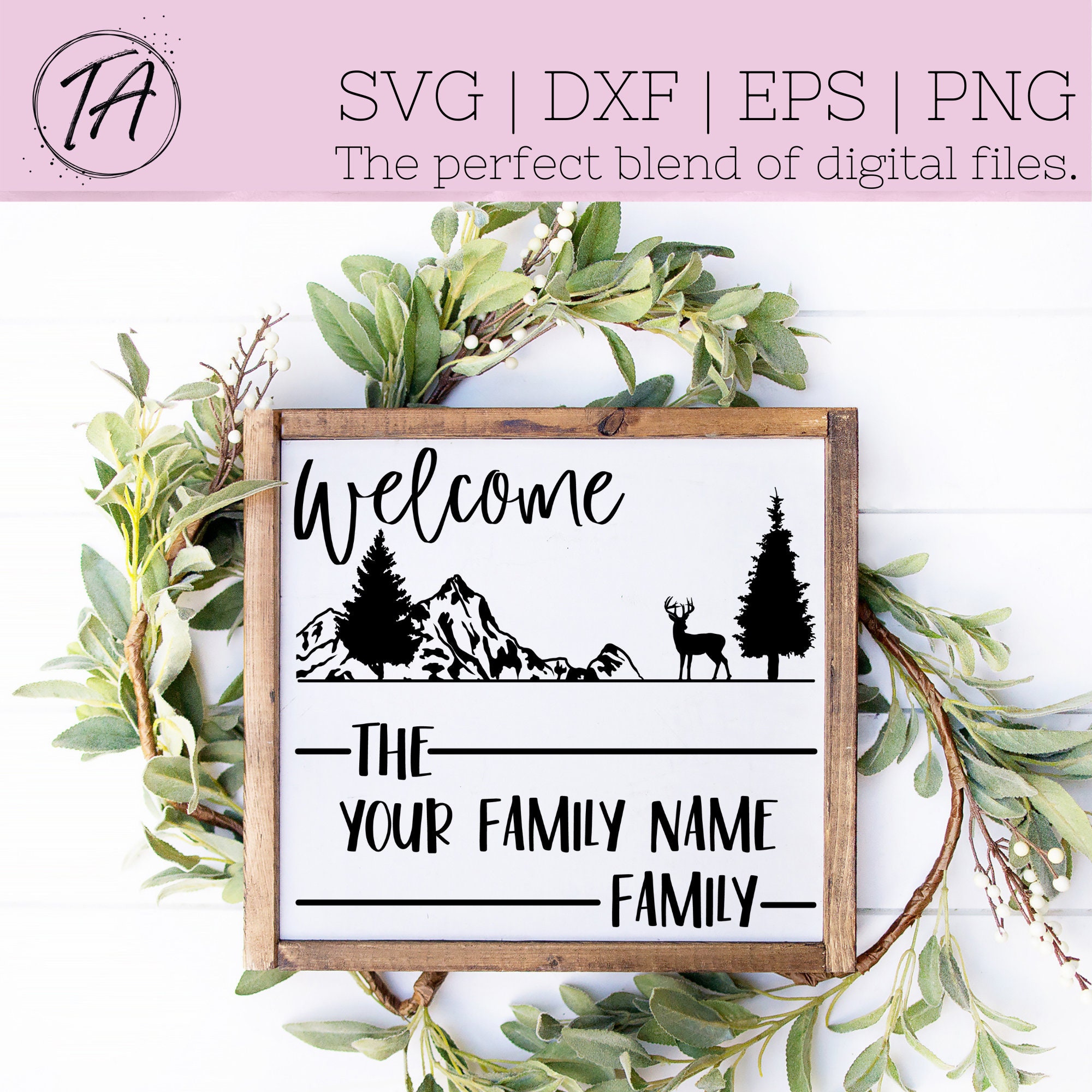 Family Name Sign Svg Name Sign Svg Last Name Sign Svg | Etsy