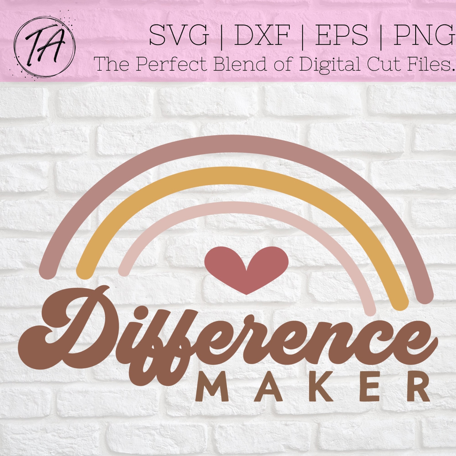 Difference Maker Svg Teacher Svg Teacher Life Svg | Etsy