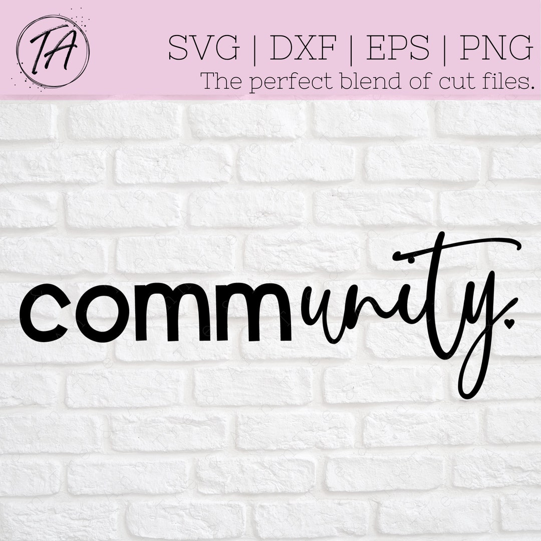 Community Svg - Stand Together Svg - Together Svg - Unity Svg - Empower ...