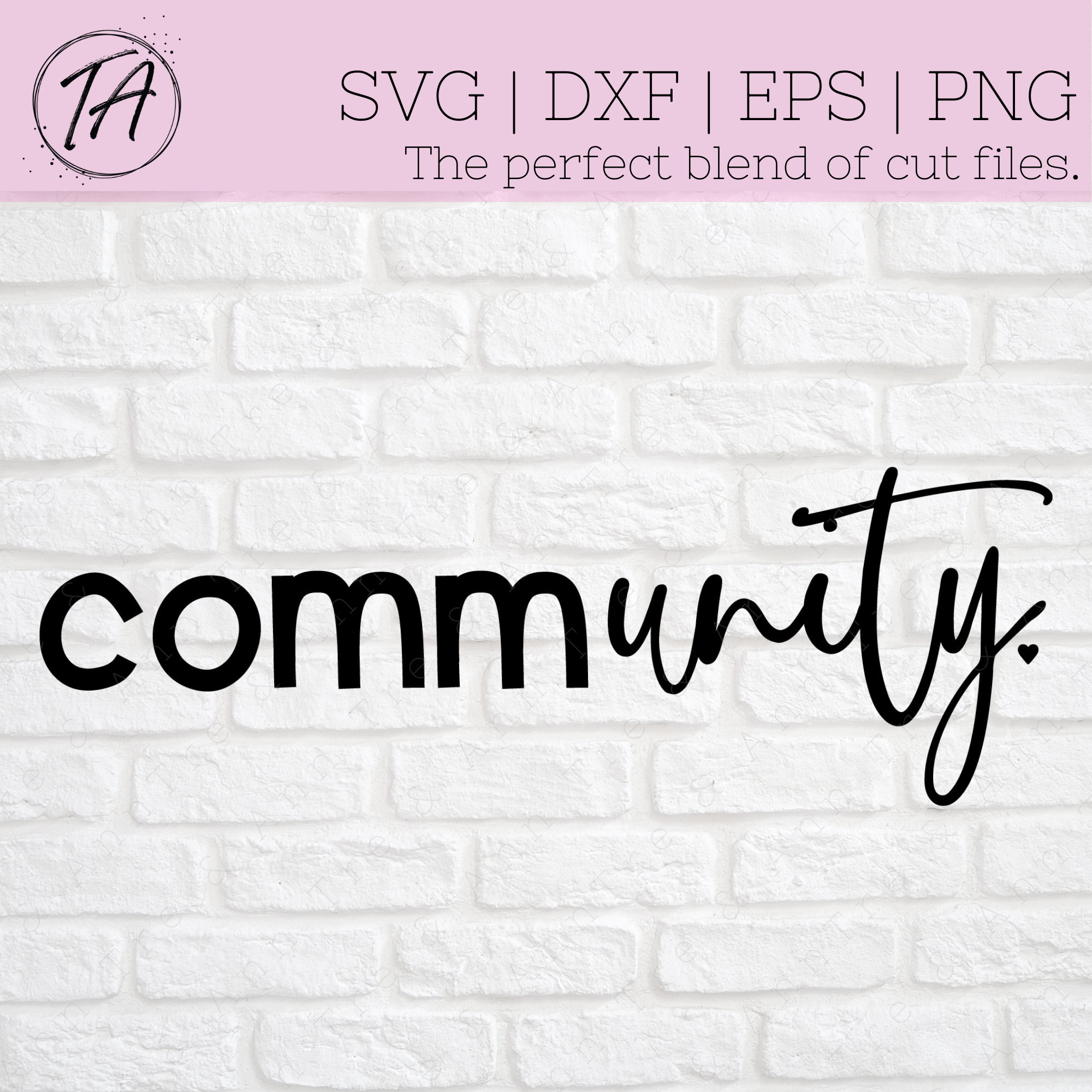 Comunidad svg Stand Together svg Together svg Unity svg | Etsy España