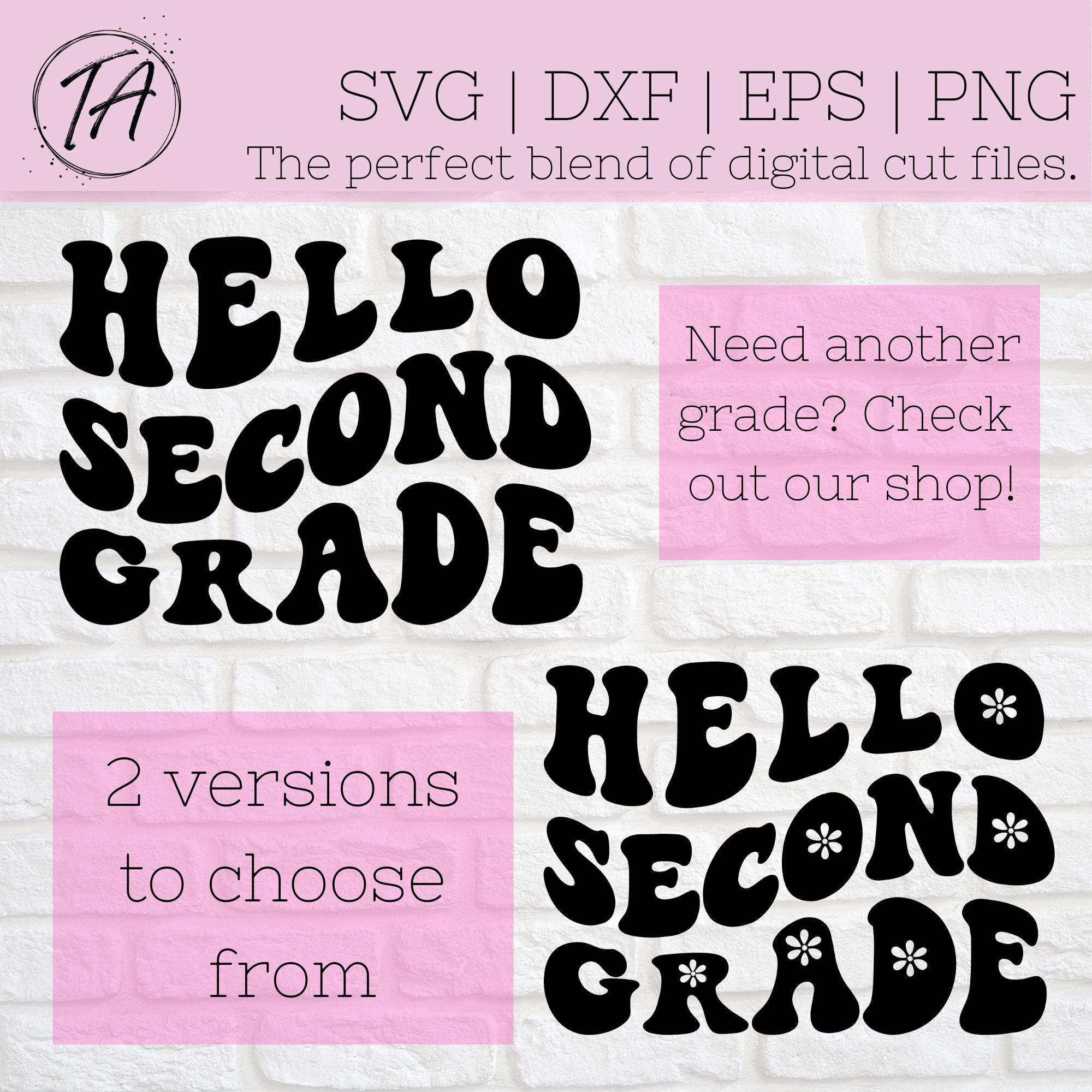 Hola Segundo Grado svg Segundo Grado svg Grado Dos svg Back To School ...