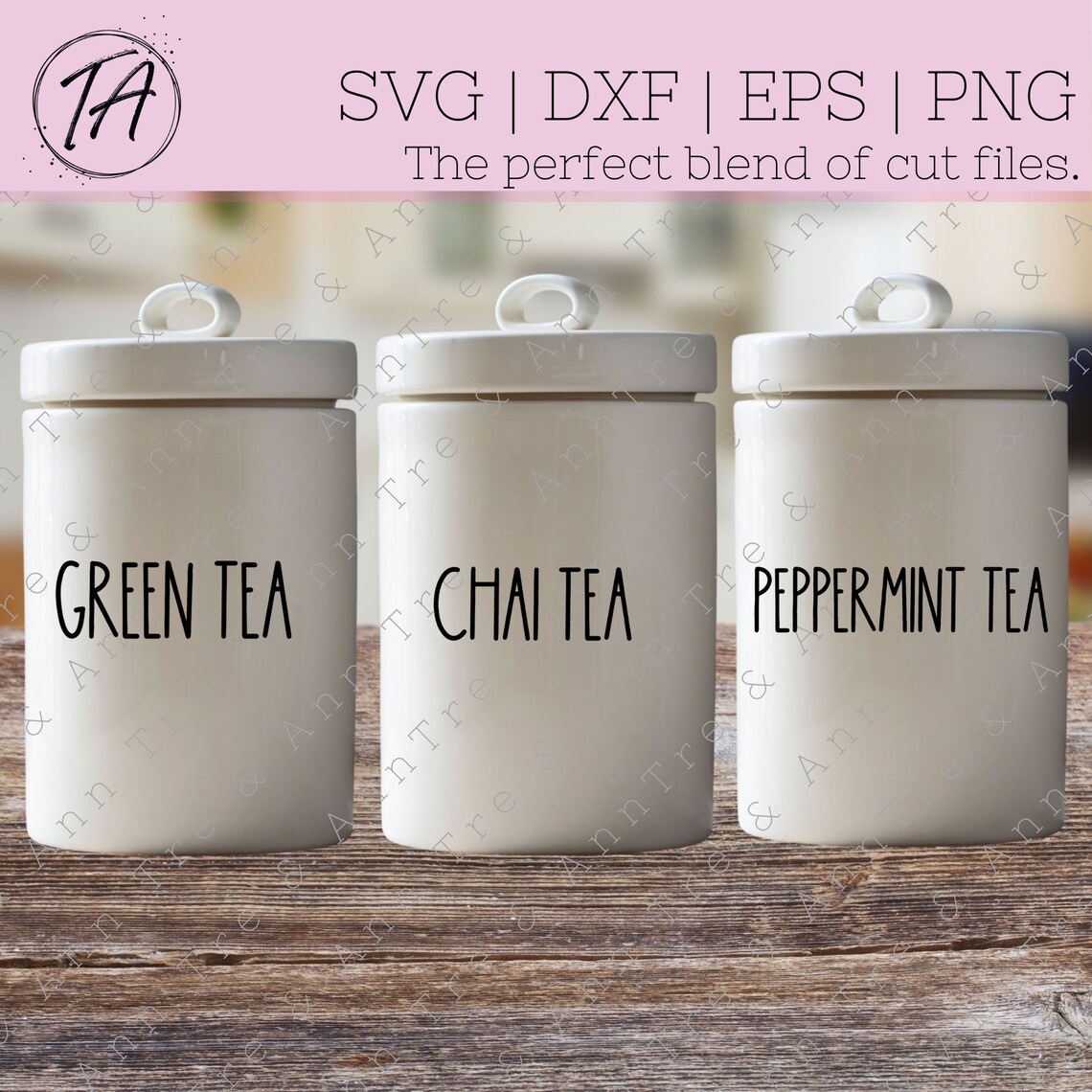 Tea Svg Tea Labels Svg Farmhouse Kitchen Svg Tea Lovers - Etsy