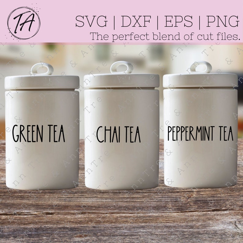 Tea Svg Tea Labels Svg Farmhouse Kitchen Svg Tea Lovers - Etsy