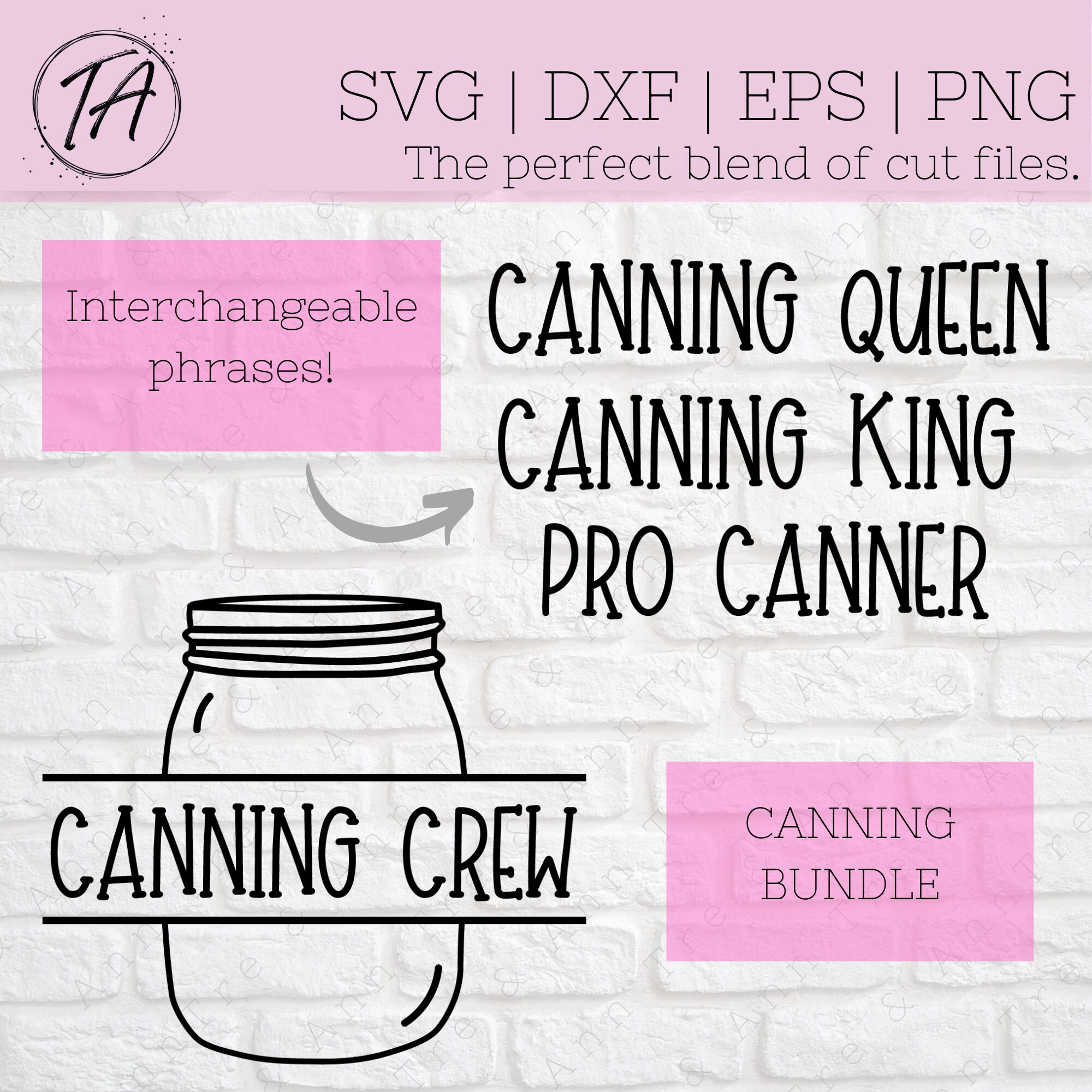 Canning Svg Canning Tshirt Svg Canning Quote Svg Mason - Etsy