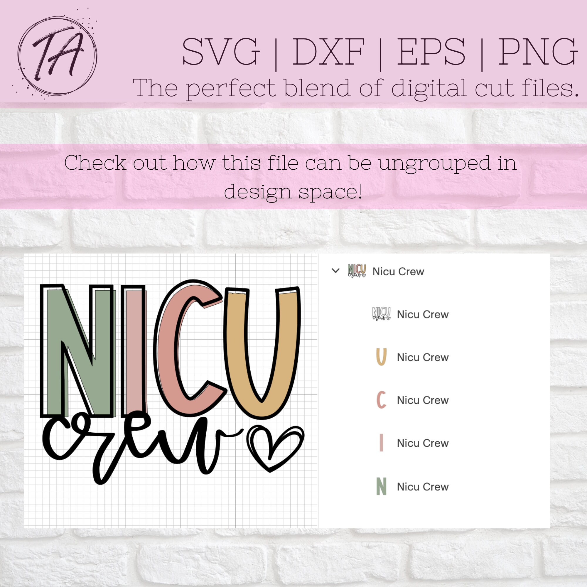 Nicu Crew Svg - Nicu Svg - Nicu Nurse Svg - Nicu Baby Svg - Nicu Mom ...