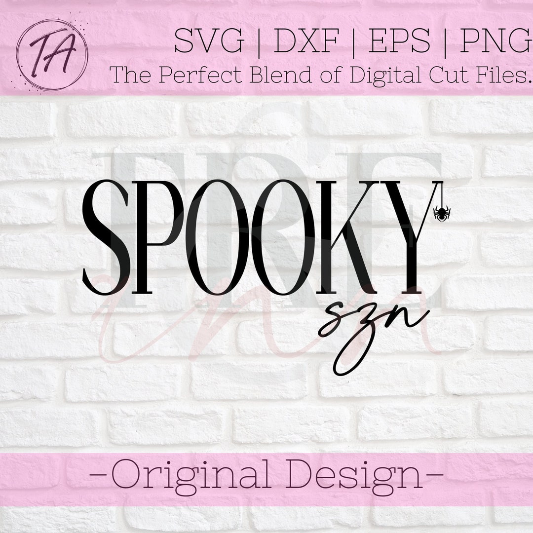 Spooky Szn Svg - Spooky Szn Png - Halloween Svg - Fall Svg - Spooky ...