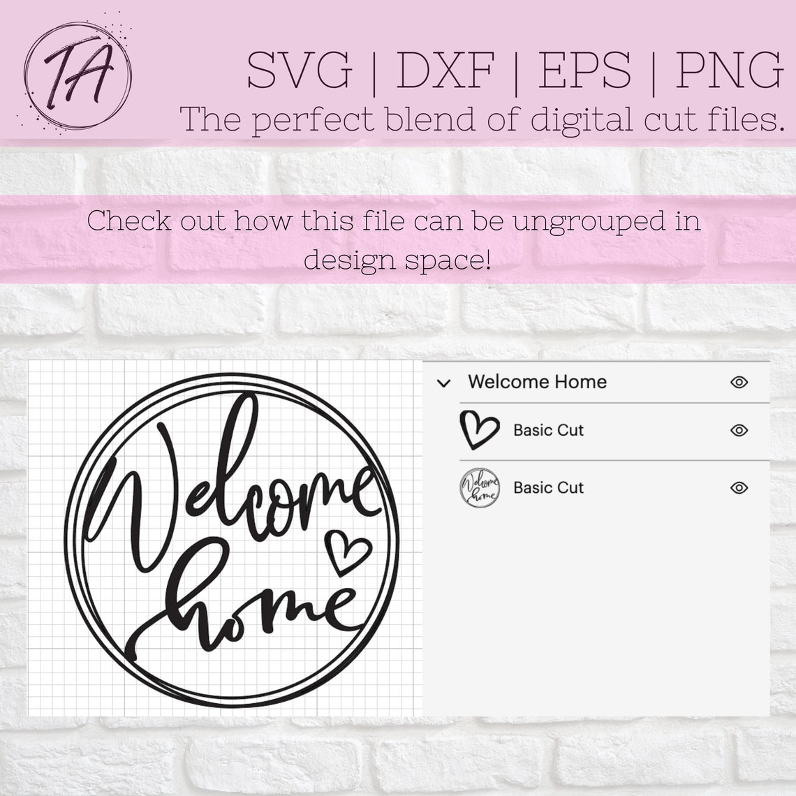 Welcome Home Svg - Welcome Sign Svg - Welcome Round Sign Svg - Welcome ...