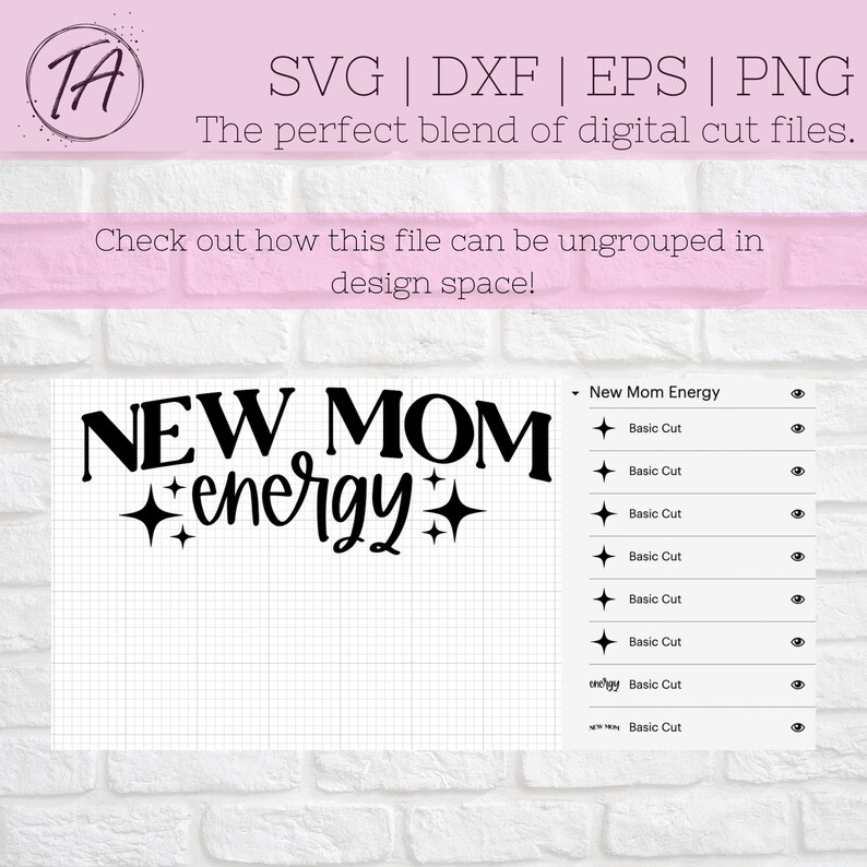 New Mom Energy Svg New Mom Svg Mom Svg Mom Life Svg - Etsy