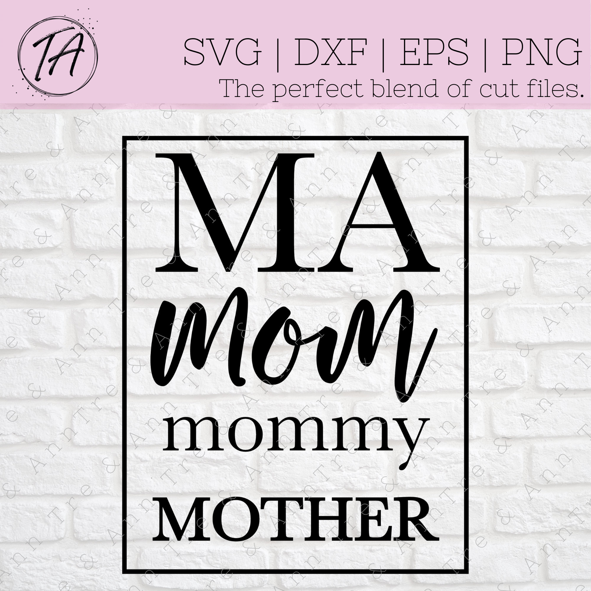 Mom Svg Mother Svg Ma Mom Mommy Mother Svg Mom Shirt Svg | Etsy