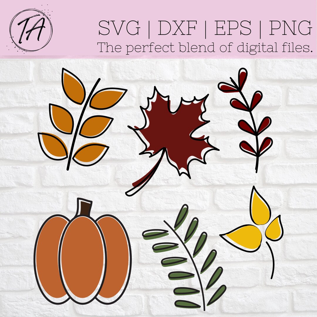 Fall Svg - Fall Foliage Svg - Fall Leaves Svg - Fall Elements Svg ...