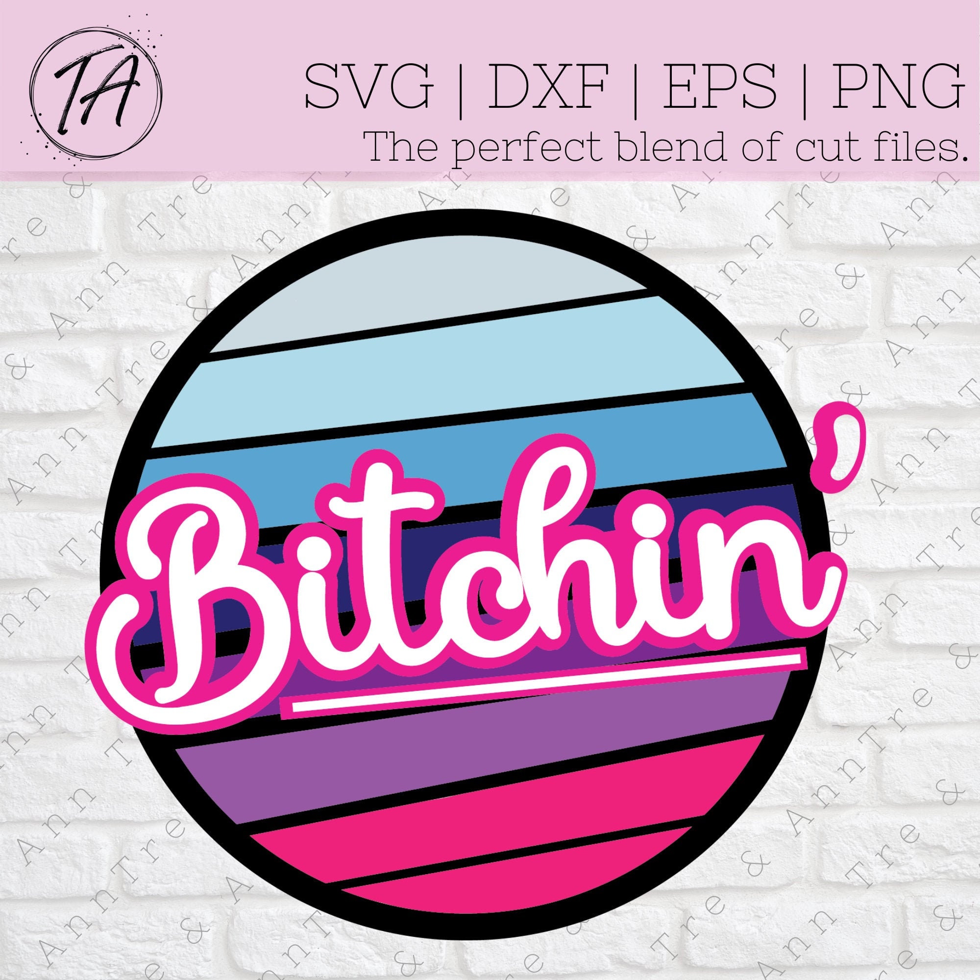 Bitchin Svg- Sublimation T Shirt- Sublimation T-shirt- Sublimation ...