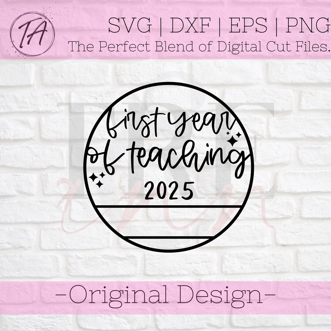 First Year Teaching Svg - First Year Teacher Gift Svg - Beginning ...