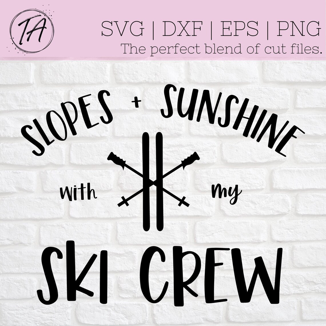 Ski Svg Skiing Svg Skiin Crew Svg Winter Svg Mountains - Etsy