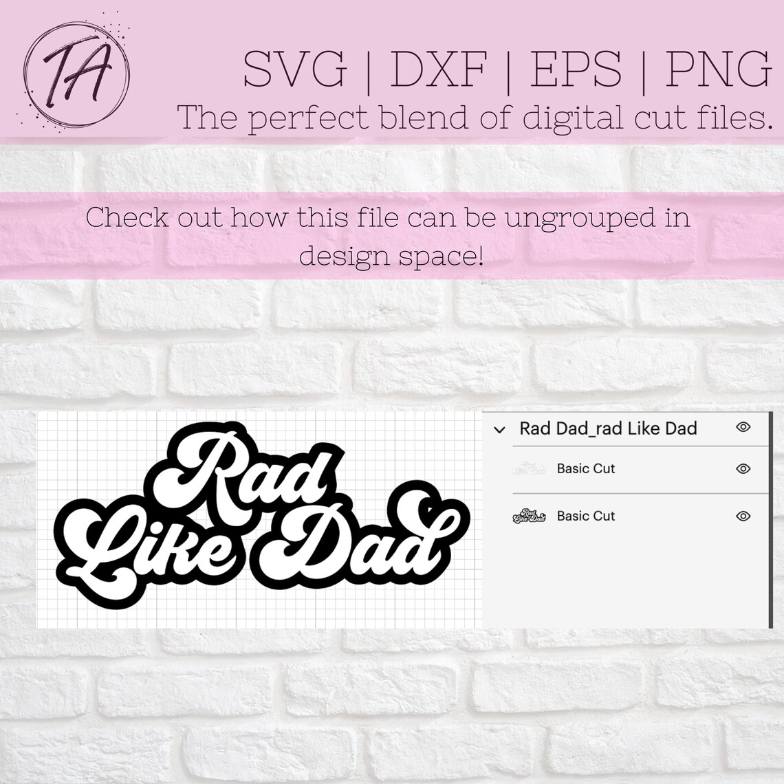 Rad Dad Svg Rad Like Dad Svg Daddy and Me Svg Daddy and - Etsy