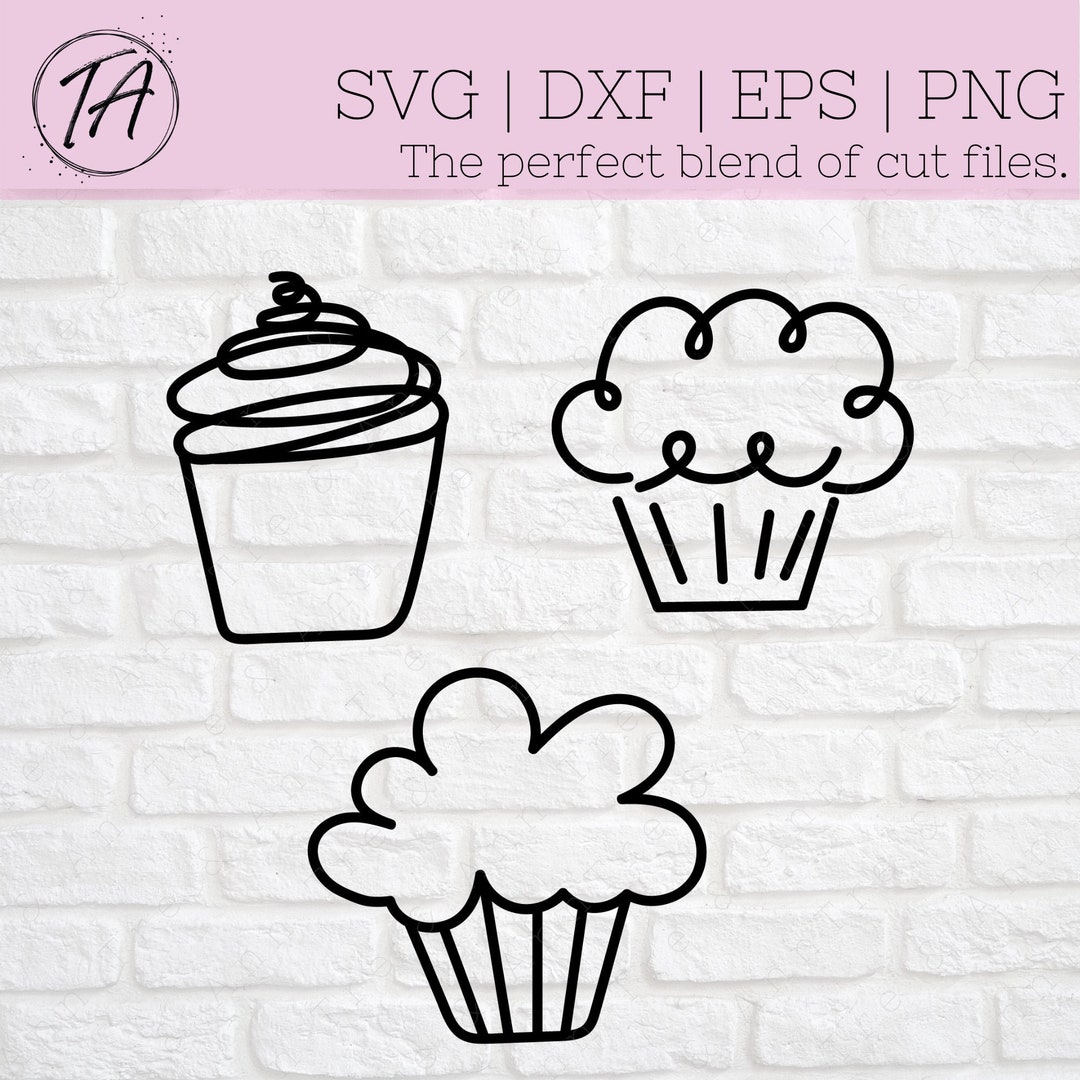 Cupcakes Svg - Cupcake Svg - Muffin Svg - Muffins Svg - Baking Svg ...