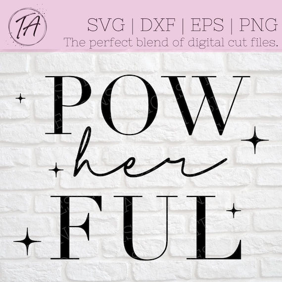 Empower Svg Woman Svg Women Svg Feminism Svg Powherful | Etsy Canada