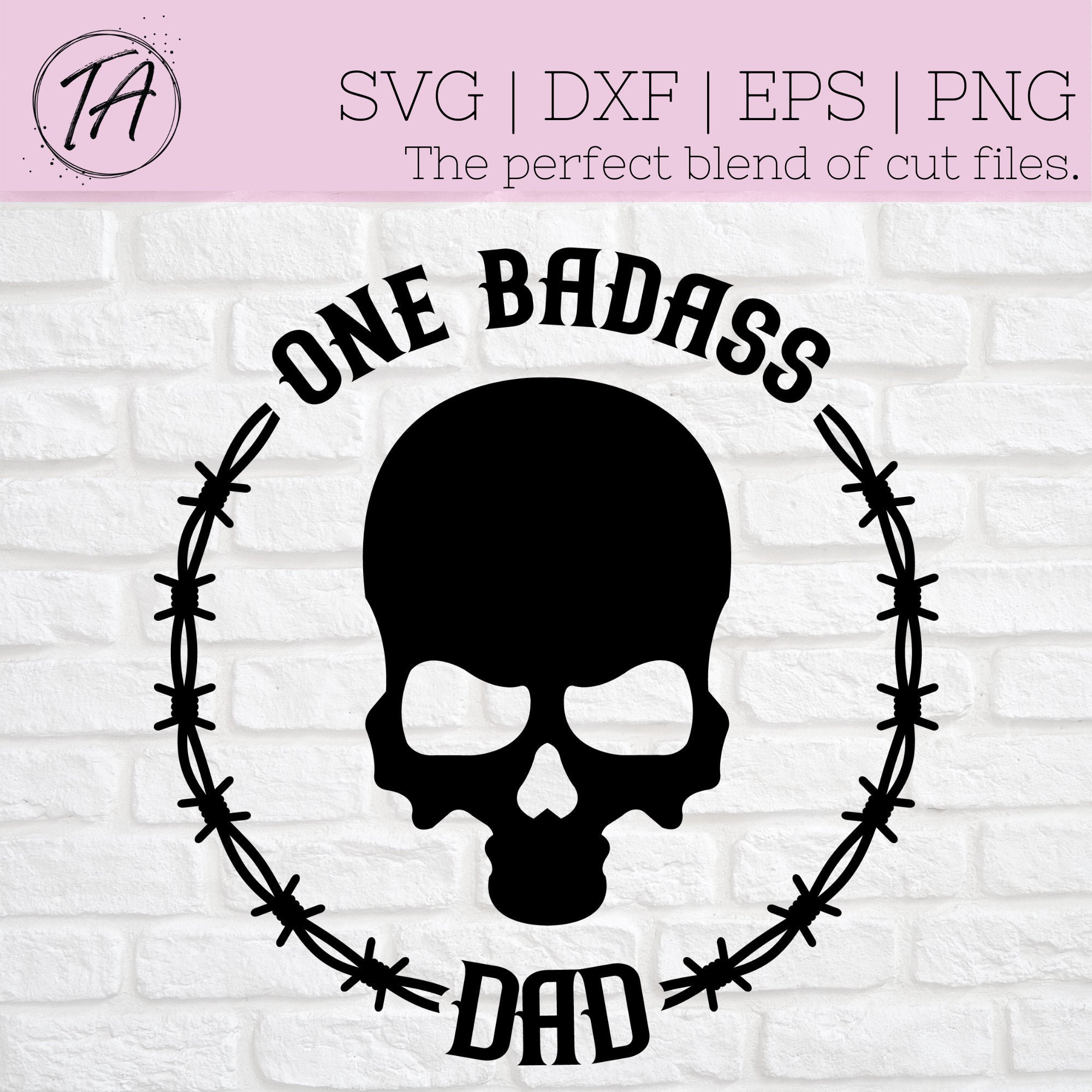Father's Day Svg Fathers Day Svg Dad Svg Badass Dad - Etsy UK