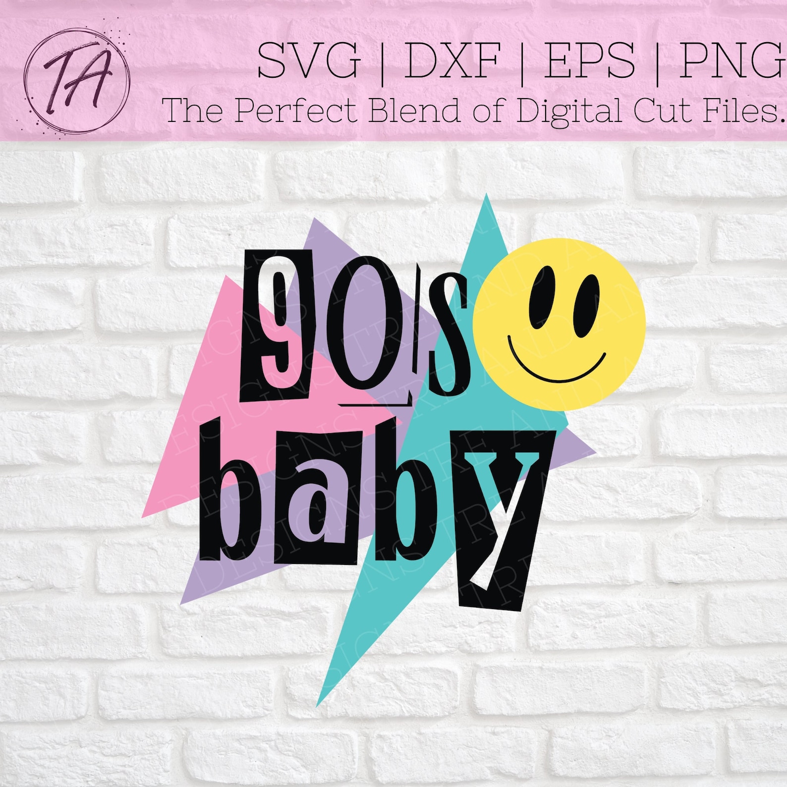 90s Baby Svg 1990 Svg 90s Svg Retro 90s Svg 90s Vibe - Etsy