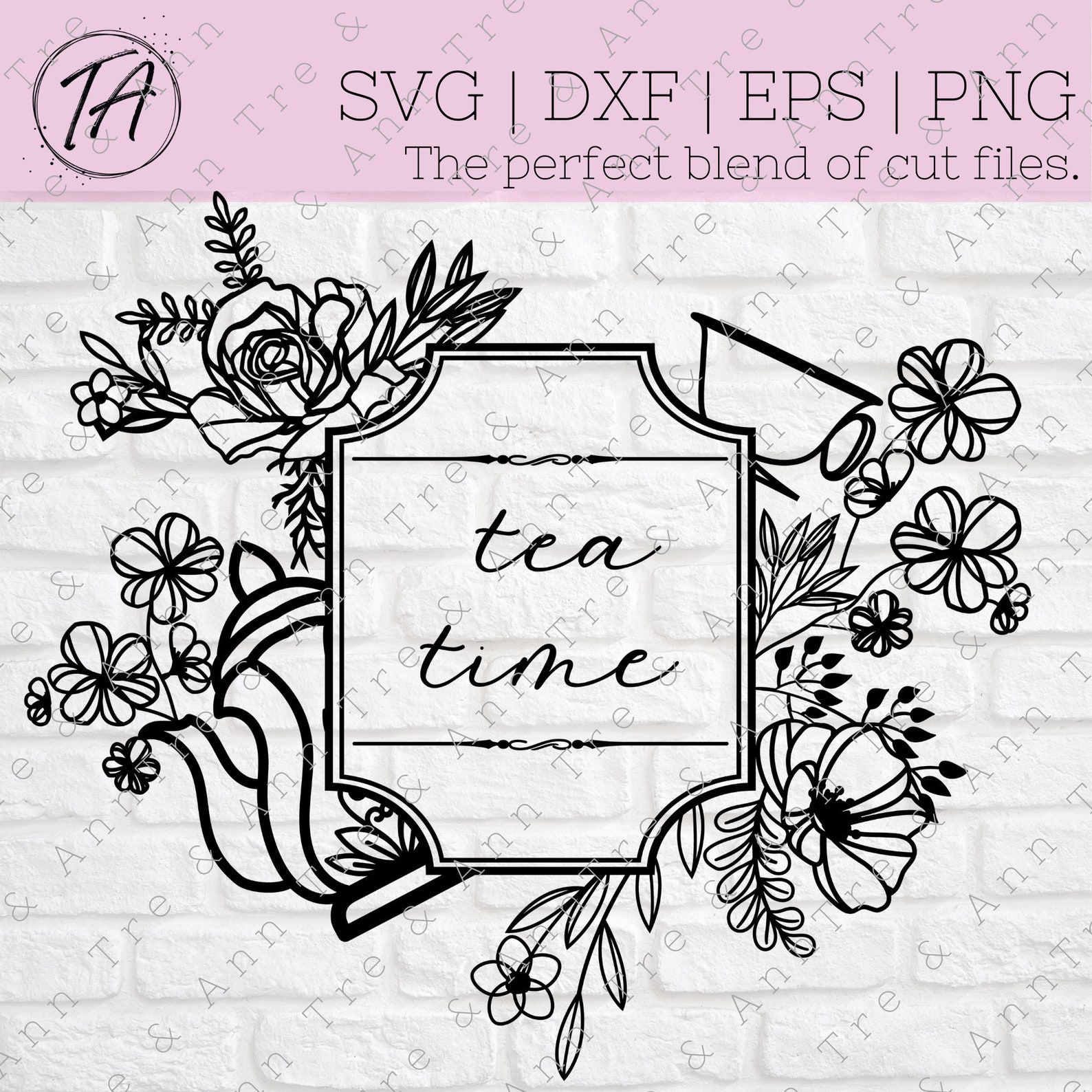 Tea Svg Tea Time Svg Tea Lover Svg Tea Party Svg Happy - Etsy