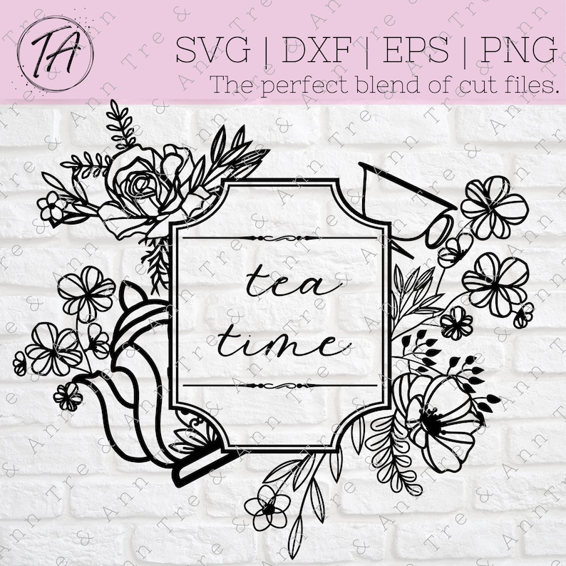 Tea Svg Tea Time Svg Tea Lover Svg Tea Party Svg Happy - Etsy