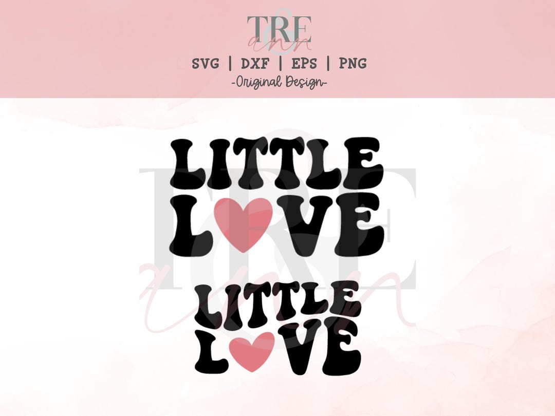 Little Love Svg - Love Svg - Child Valentine Svg - Kid Valentine Svg ...