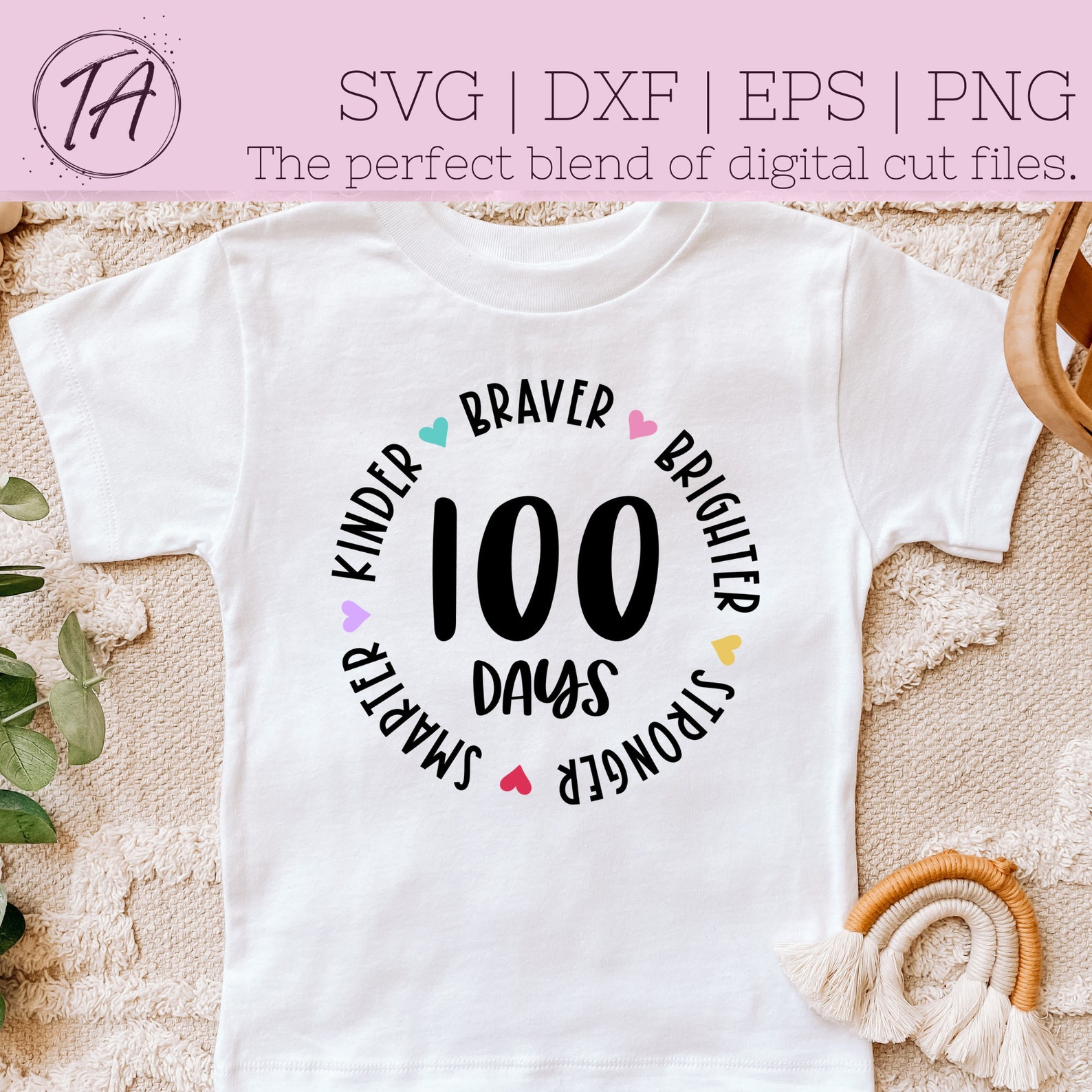 100 Days Svg - 100 Days Shirt Svg - 100 Days Kids Shirt Svg - 100 Days ...