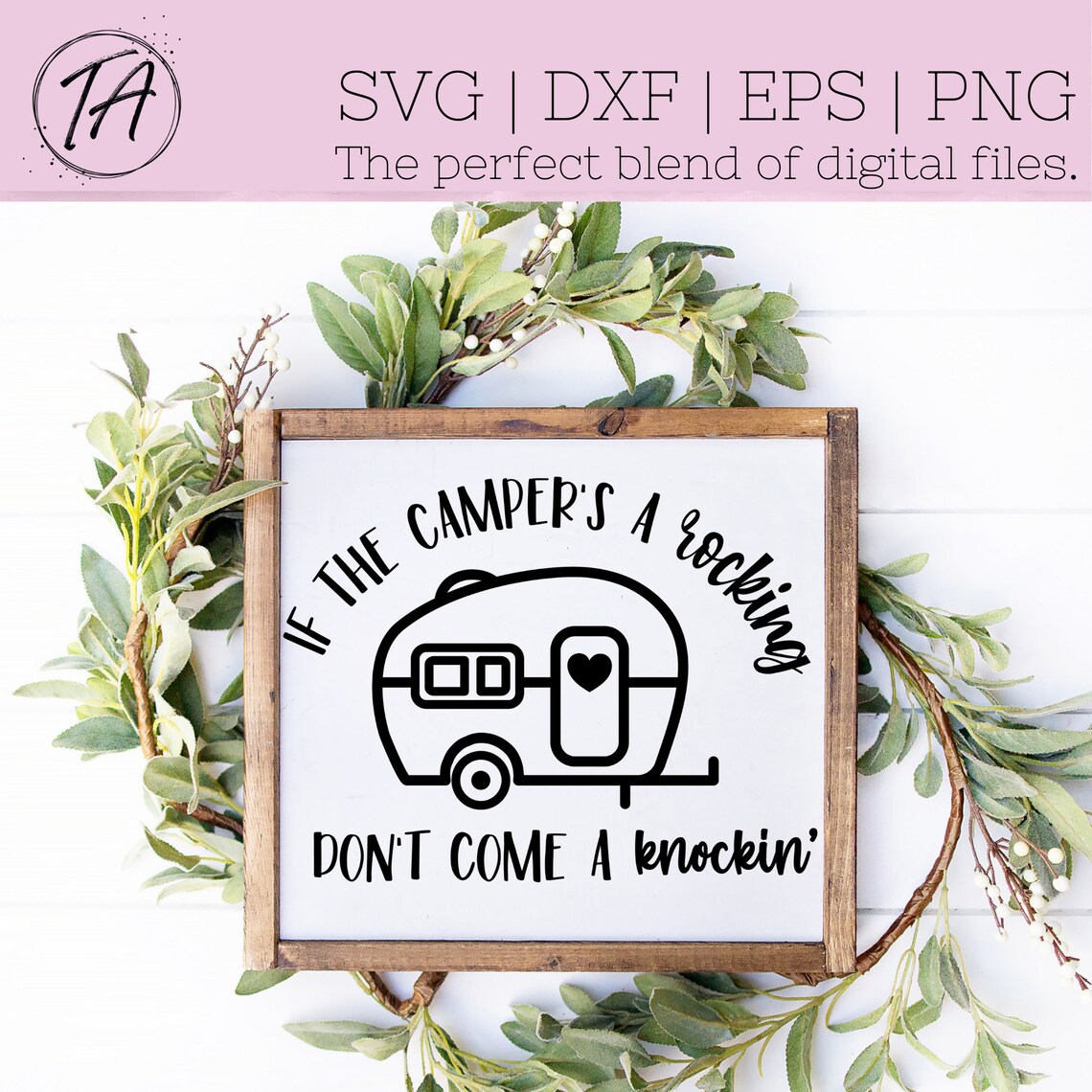 Camper Svg Camper Sign Svg If the Camper is Rocking | Etsy