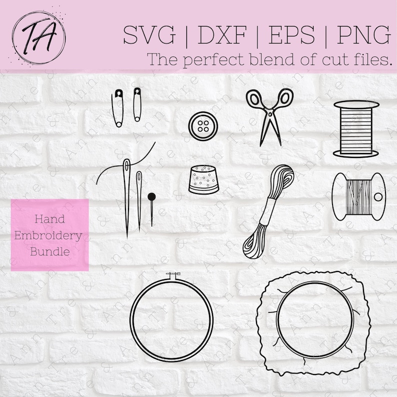 Embroidery Svg Sewing Svg Hand Embroidery Svg Cross | Etsy