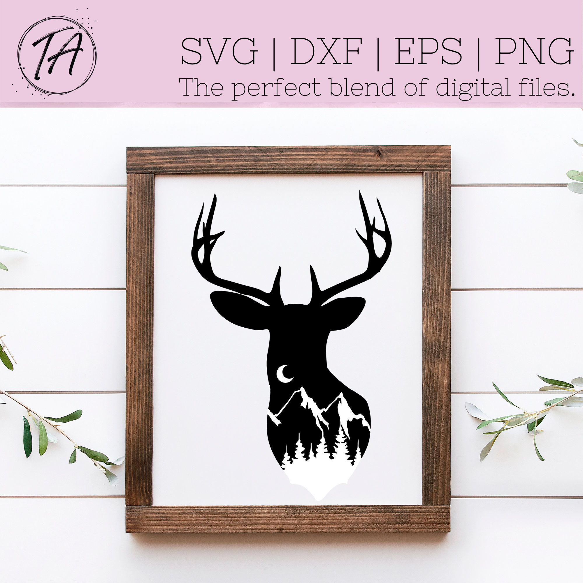 Hirsch svg Hirsch Silhouette svg HirschKopf svg Dear - Etsy Schweiz