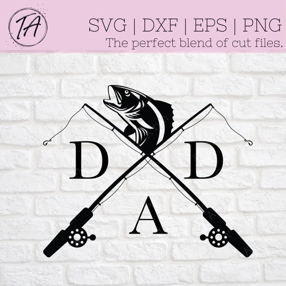 Dad Svg Fishing Dad Svg Fathers Day Svg Father's Day | Etsy