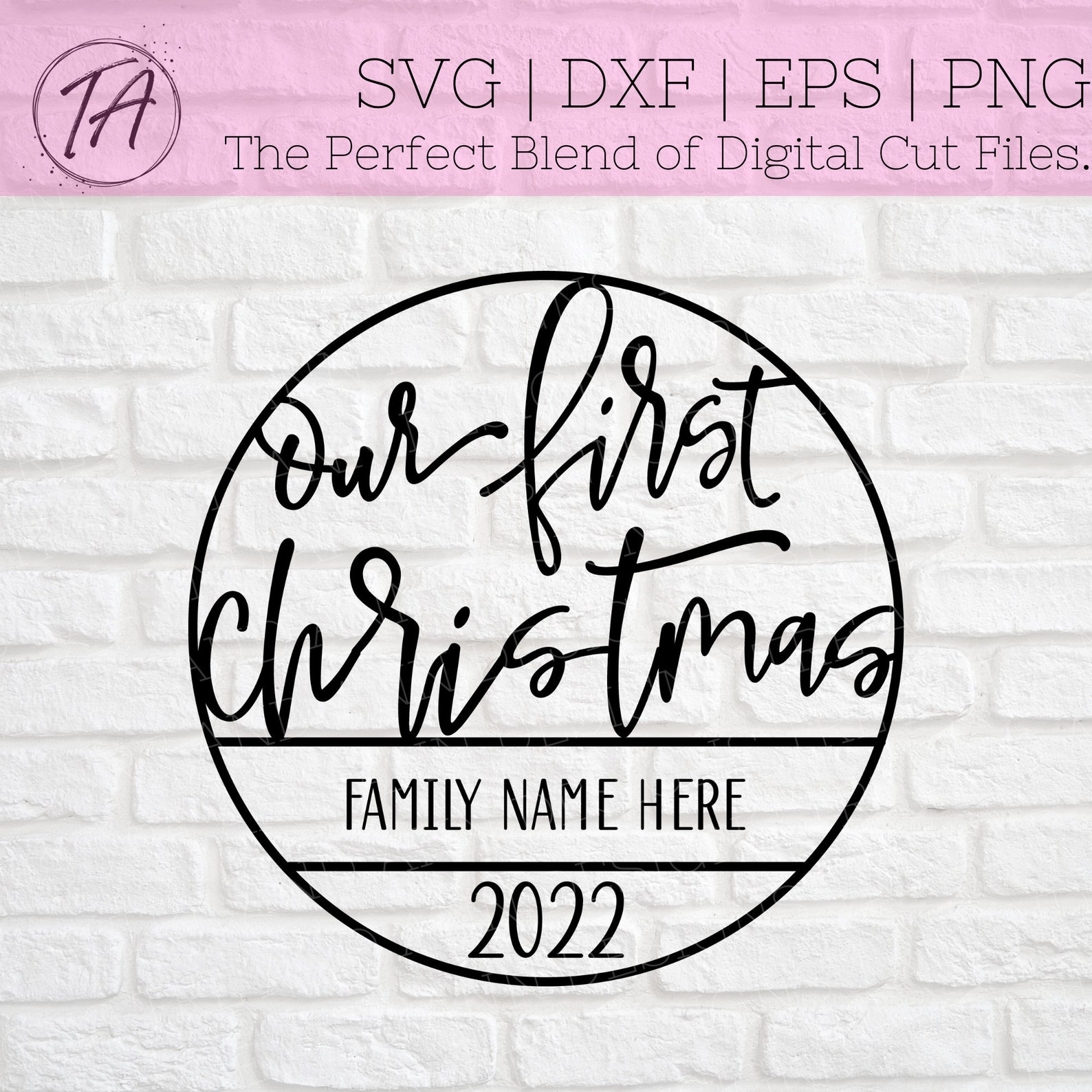 Our First Christmas Svg Our 1st Christmas Svg First - Etsy