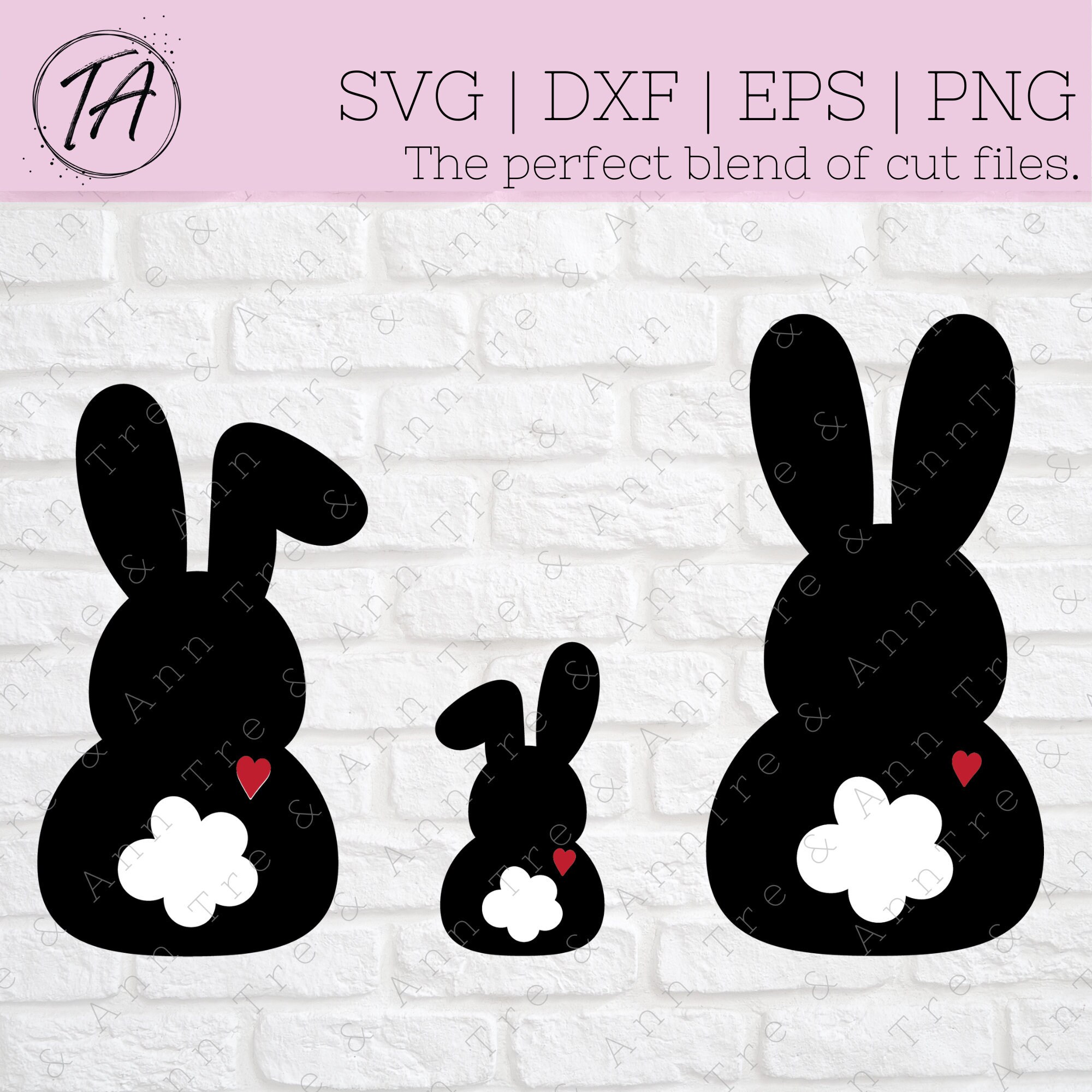 Paashaas SVG Paashaas Familie SVG Paaskonijn svg Bunny | Etsy België