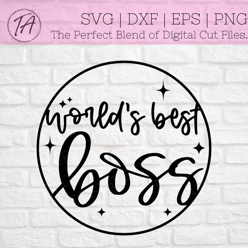 World's Best Boss Svg Boss Christmas Ornament Svg Gift - Etsy