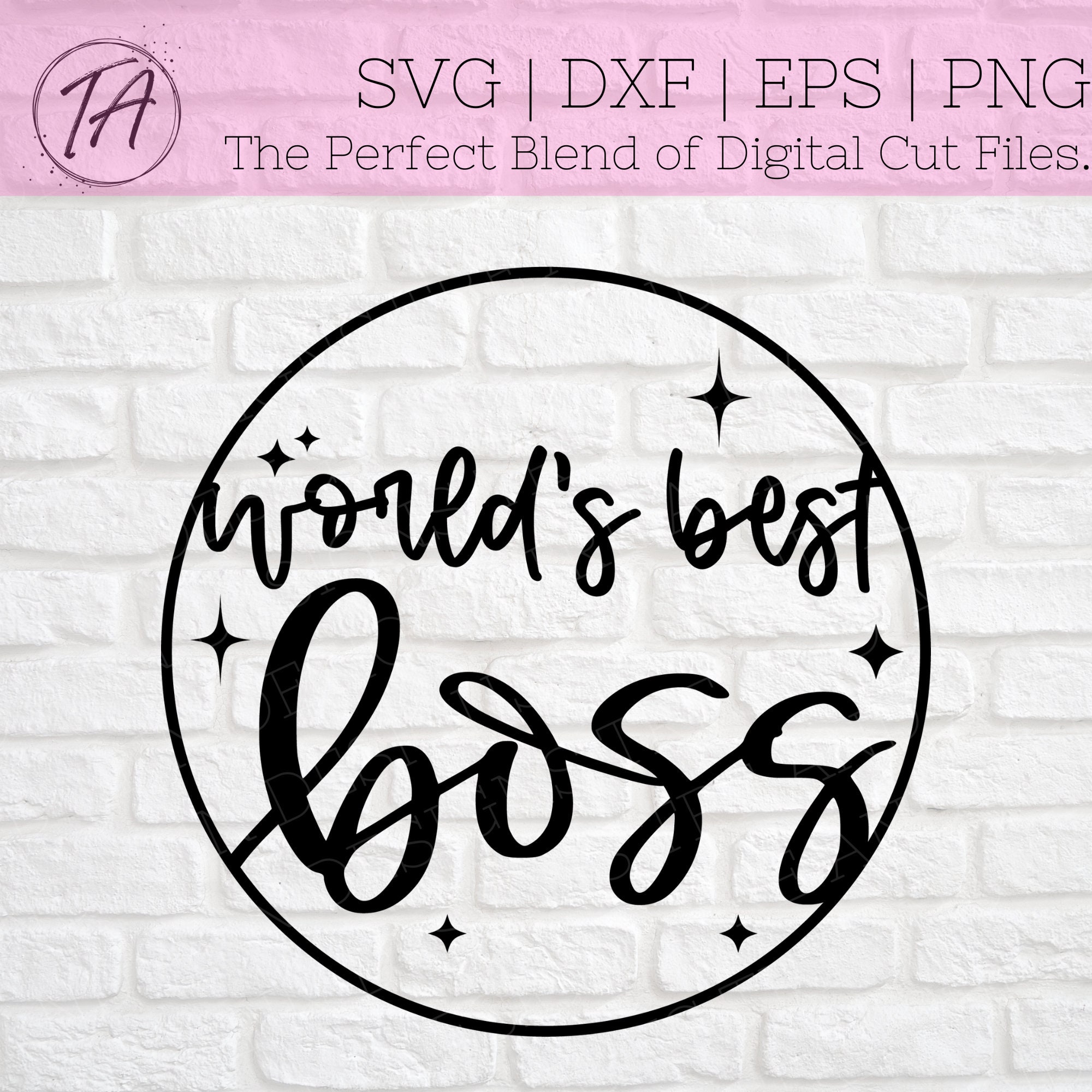 World's Best Boss Svg Boss Christmas Ornament Svg Gift - Etsy
