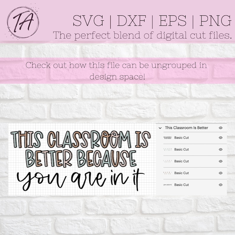 This Classroom is Better Because You Are in It Svg Classroom - Etsy