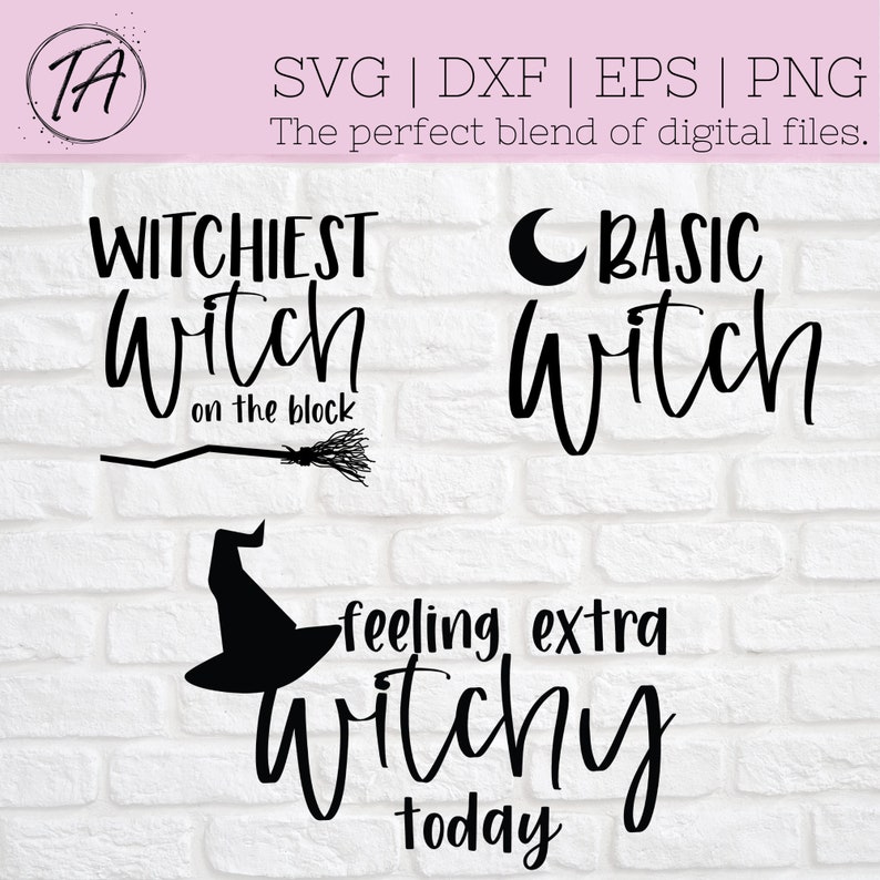 Witch Svg - Witches Svg - Witch Bundle Svg - Basic Witch Svg ...