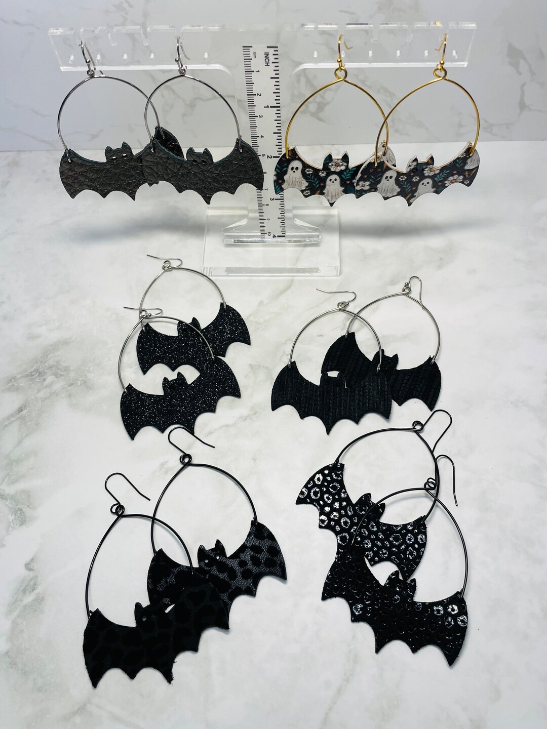 Bat Earrings - Etsy