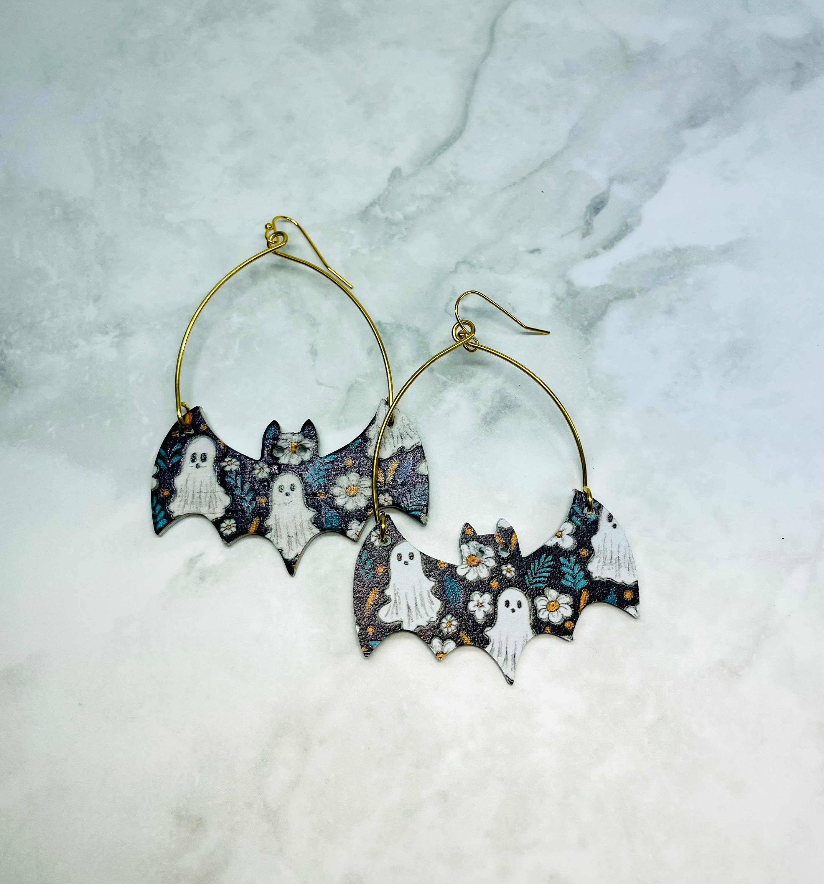 Bat Earrings - Etsy