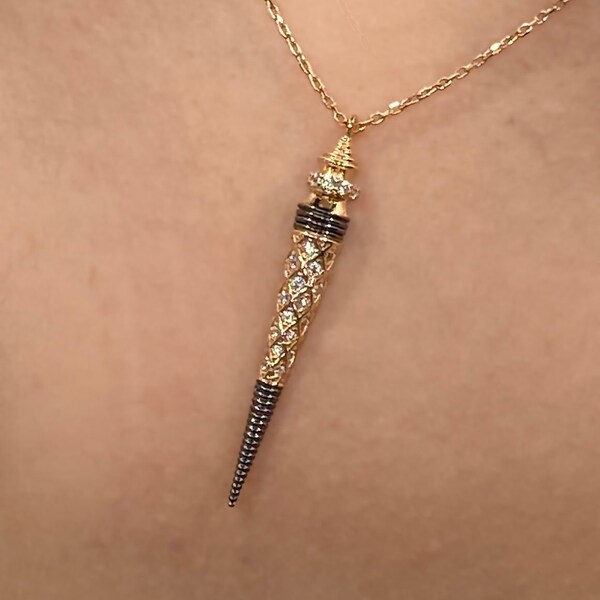 Dagger Necklace - Etsy