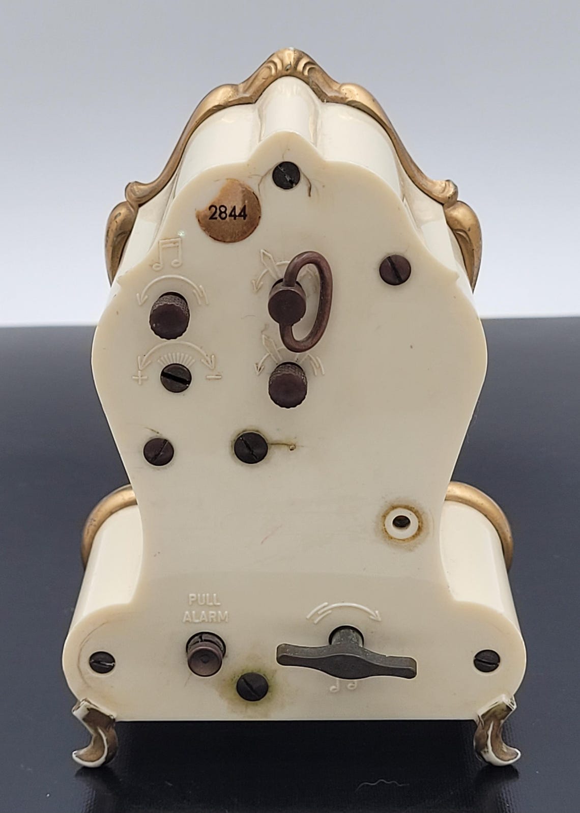 Rare Vintage Reuge Swiss Musical Movement Alarm Clock Made in Germany ...