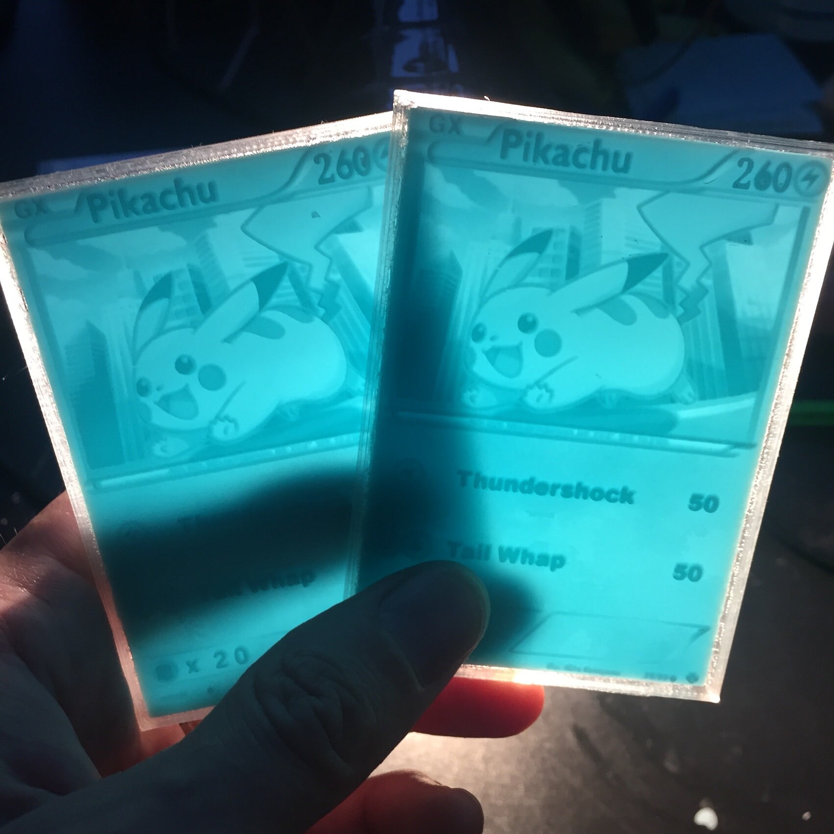 Pokemon Lithophane Card - Etsy