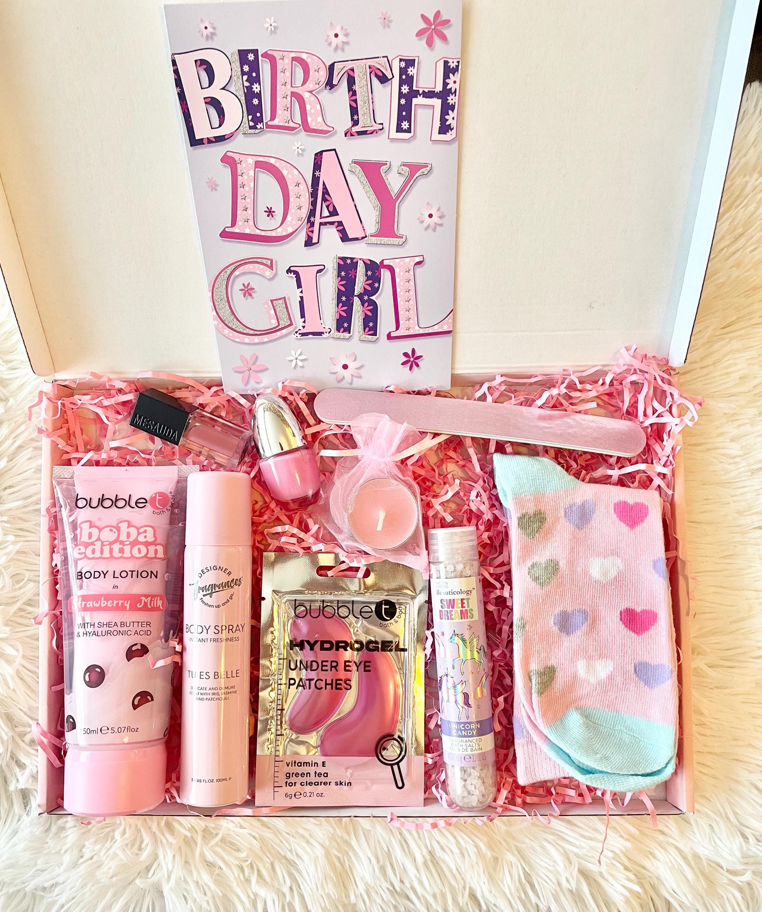 Teenage Girl Pink Pamper Box: Birthday Gift Hamper - Etsy UK