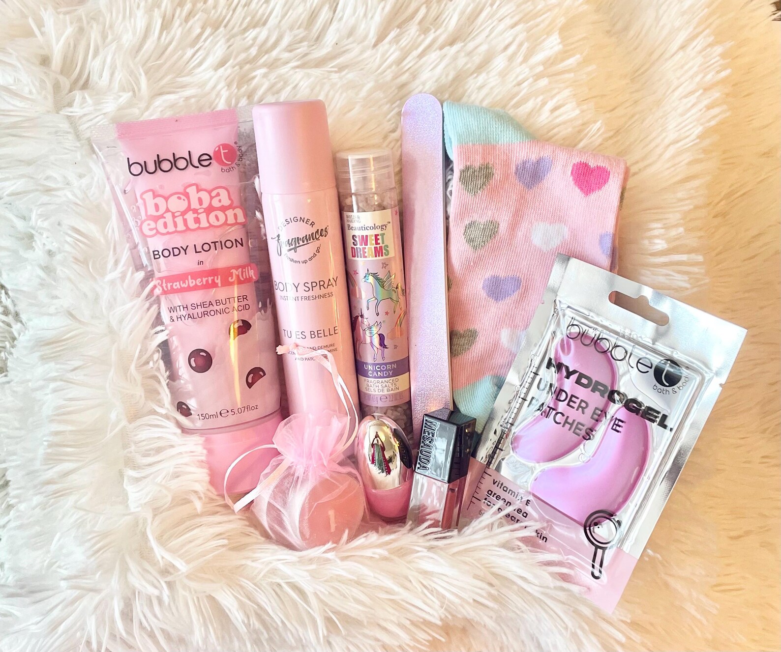 Teenage Girl Pink Pamper Box: Birthday Gift Hamper - Etsy UK