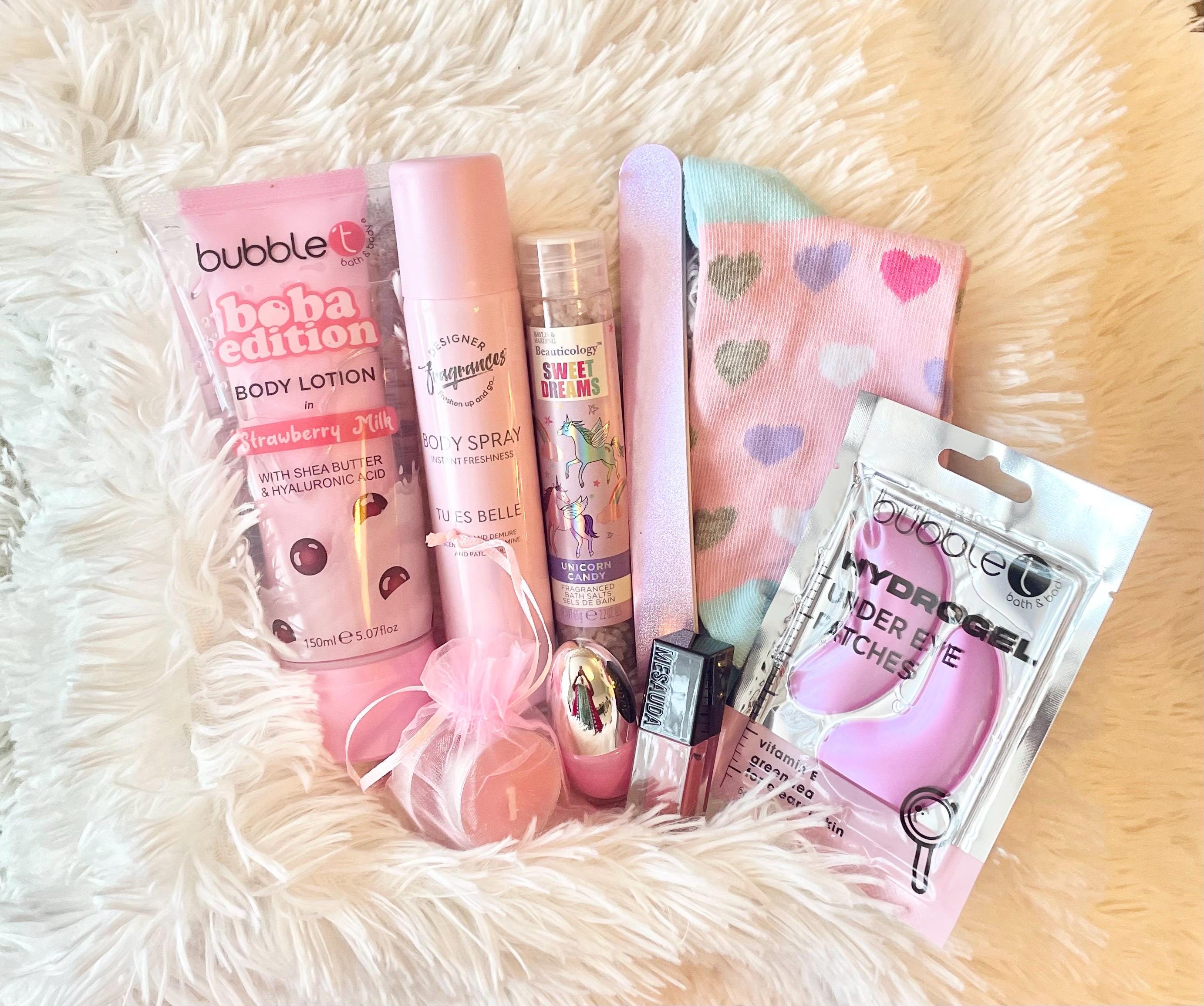 Teenage Girl Pink Pamper Box: Birthday Gift Hamper - Etsy UK