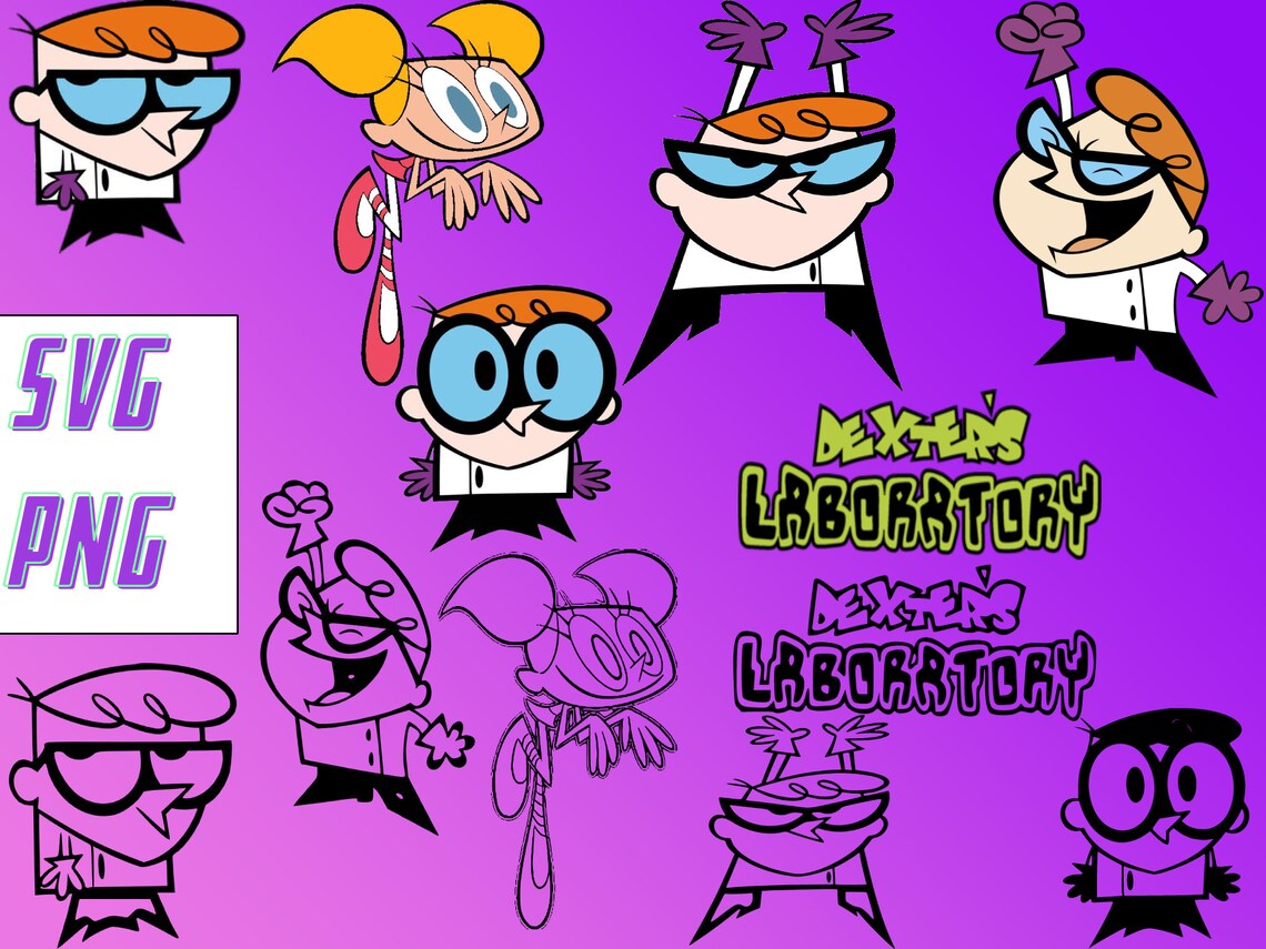 Dexter Laboratory PNG/SVG | Etsy