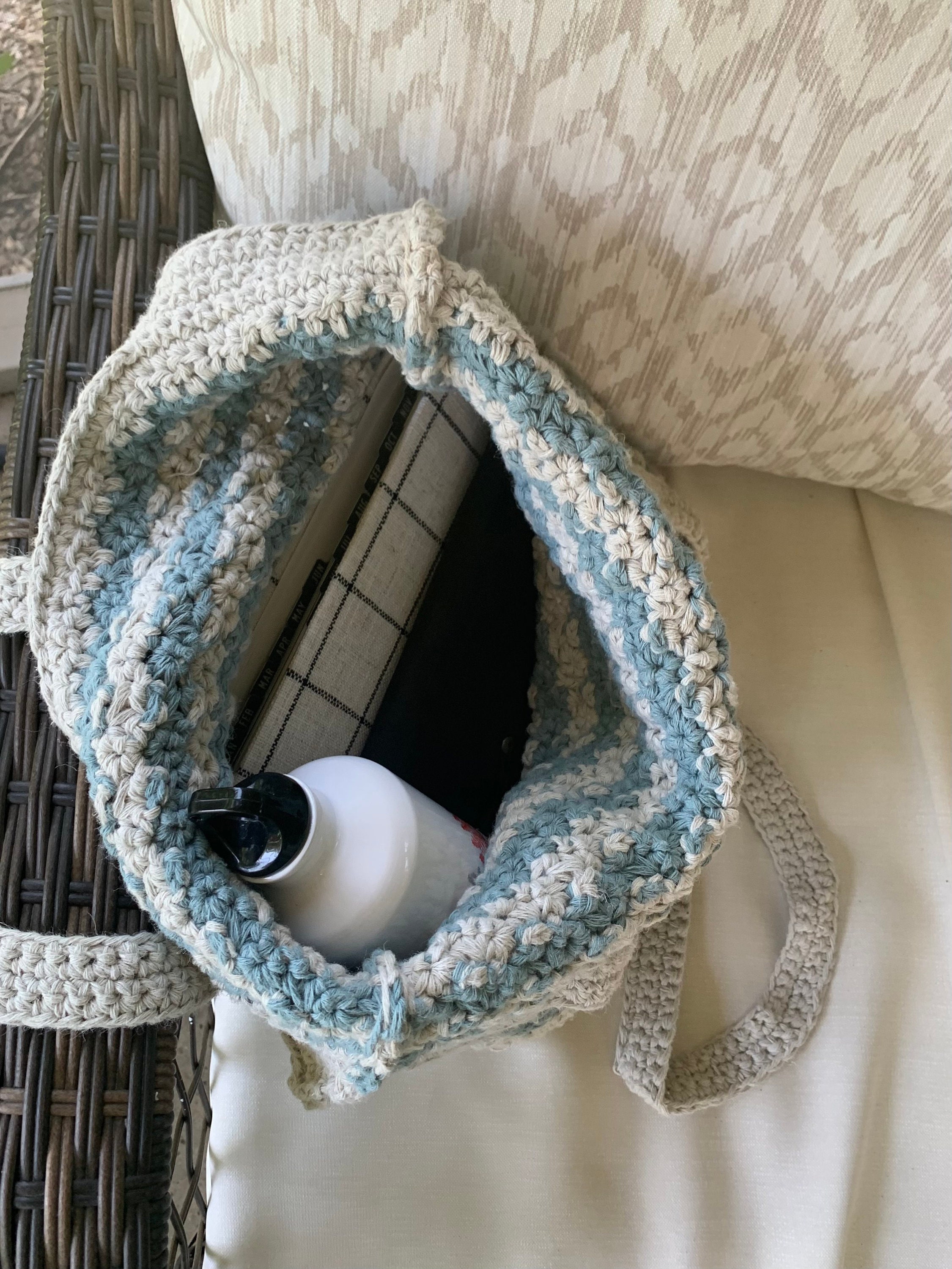 Crochet Pattern: Summer Waves Tote - Etsy