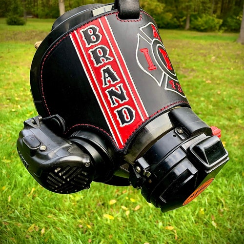 Firefighter SCBA Mask Bag Made From Repurposed Bunker Gear - Etsy