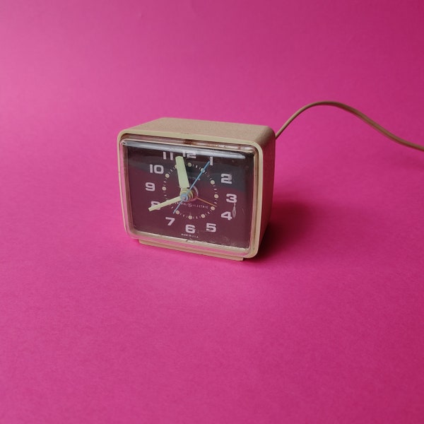 Plug in Wall Clock - Etsy