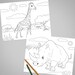 15 Animals Coloring Book, African Animal Coloring Pages, Printable Art ...